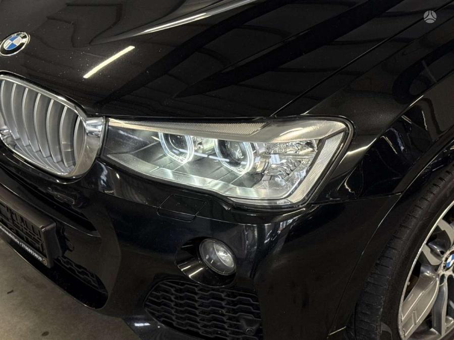 Black BMW X3 2015 in Marijampole, with an engine capacity of 2.99 L and mileage of 314 thousand km for 13799 €, photo 33 on AUTOMOTO.COM.LV