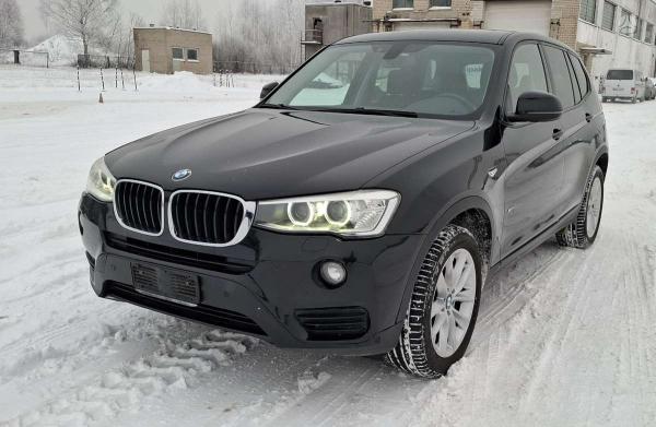 Black BMW X3 2015 in Panevezys, with an engine capacity of 2.00 L and mileage of 269 thousand km for 12300 €, photo 1 on AUTOMOTO.COM.LV