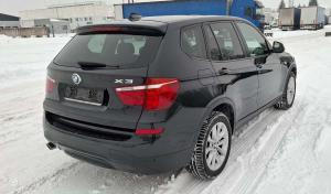 Black BMW X3 2015 in Panevezys, with an engine capacity of 2.00 L and mileage of 269 thousand km for 12300 €, photo 4 on AUTOMOTO.COM.LV
