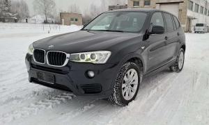 Black BMW X3 2015 in Panevezys, with an engine capacity of 2.00 L and mileage of 269 thousand km for 12300 €, photo 8 on AUTOMOTO.COM.LV