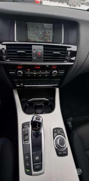 Black BMW X3 2015 in Panevezys, with an engine capacity of 2.00 L and mileage of 269 thousand km for 12300 €, photo 18 on AUTOMOTO.COM.LV