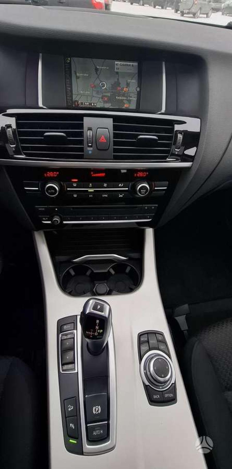 Black BMW X3 2015 in Panevezys, with an engine capacity of 2.00 L and mileage of 269 thousand km for 12300 €, photo 18 on AUTOMOTO.COM.LV