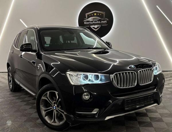 Melns BMW X3 2015 Marijampole, ar dzinēja tilpumu 2.00 L un nobraukumu 284 tūkst. km par 11950 €, foto 1 vietnē AUTOMOTO.COM.LV
