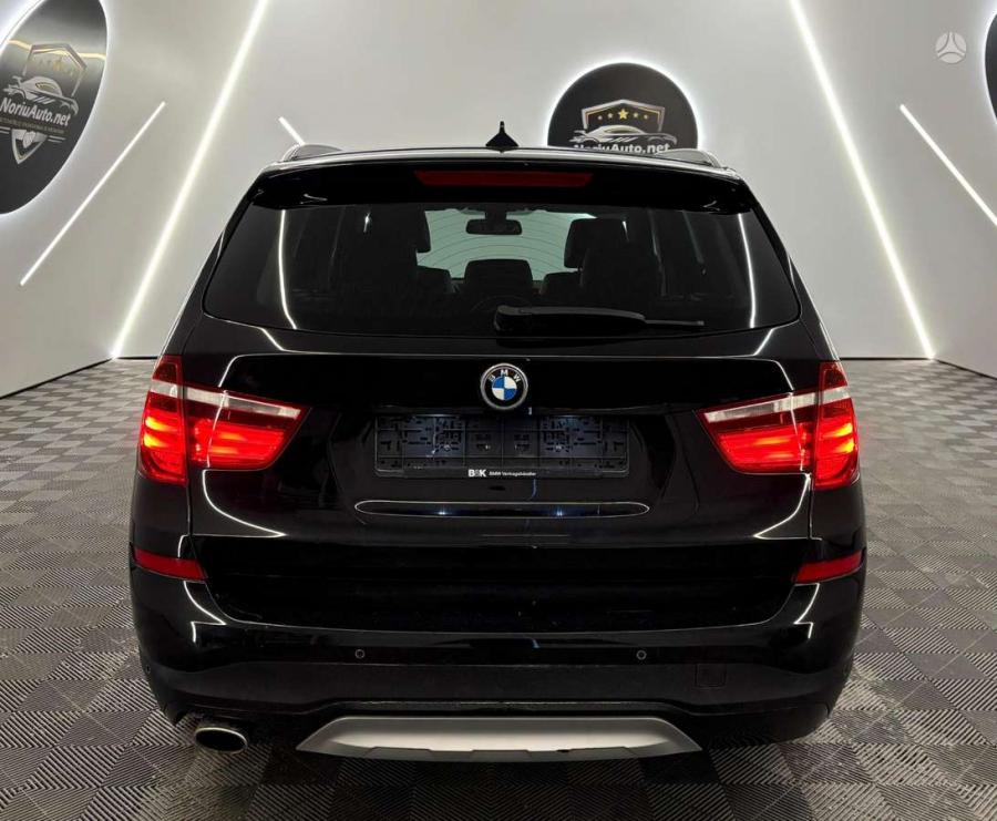 Black BMW X3 2015 in Marijampole, with an engine capacity of 2.00 L and mileage of 284 thousand km for 11950 €, photo 21 on AUTOMOTO.COM.LV