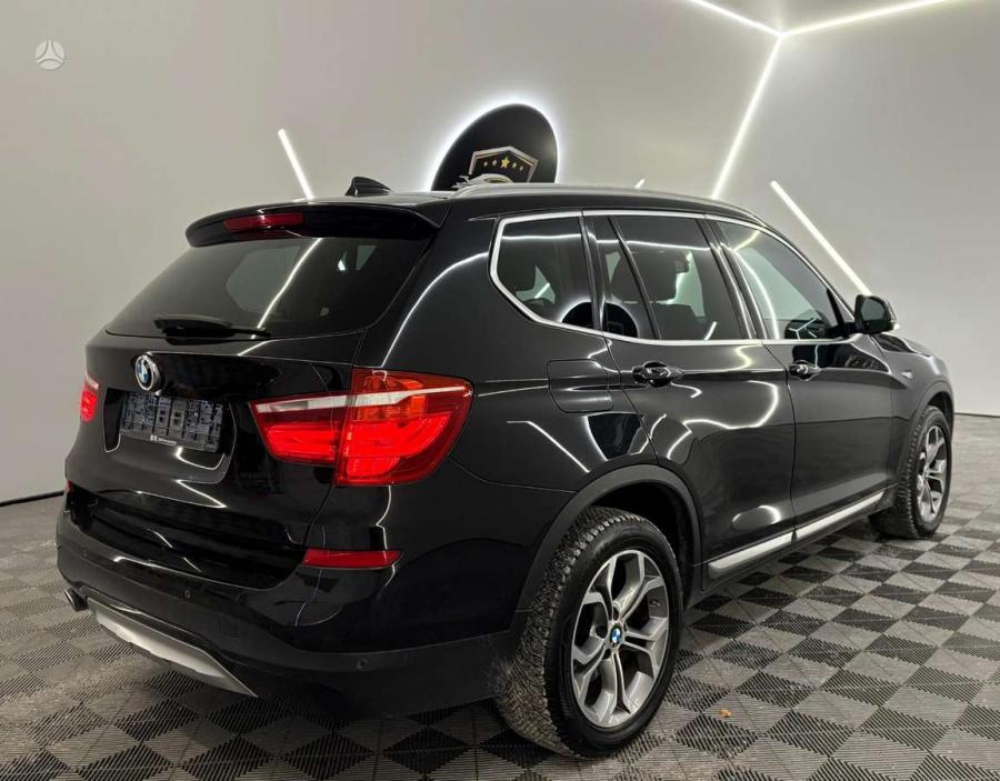 Black BMW X3 2015 in Marijampole, with an engine capacity of 2.00 L and mileage of 284 thousand km for 11950 €, photo 23 on AUTOMOTO.COM.LV