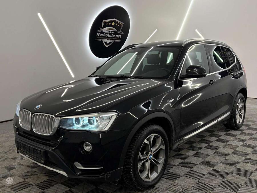 Black BMW X3 2015 in Marijampole, with an engine capacity of 2.00 L and mileage of 284 thousand km for 11950 €, photo 24 on AUTOMOTO.COM.LV