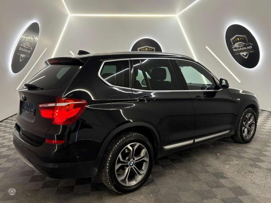 Black BMW X3 2015 in Marijampole, with an engine capacity of 2.00 L and mileage of 284 thousand km for 11950 €, photo 26 on AUTOMOTO.COM.LV