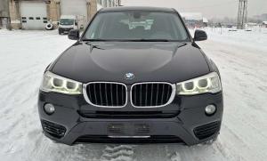 Melns BMW X3 2015 Panevēža, ar dzinēja tilpumu 2.00 L un nobraukumu 269 tūkst. km par 12300 €, foto  vietnē AUTOMOTO.COM.LV