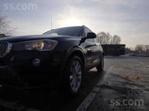 Black BMW X3 2015 in Ogre, with an engine capacity of 2.00 L and mileage of 275 thousand km for 13800 €, photo  on AUTOMOTO.COM.LV