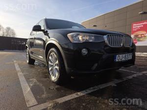 Black BMW X3 2015 in Ogre, with an engine capacity of 2.00 L and mileage of 275 thousand km for 13800 €, photo 2 on AUTOMOTO.COM.LV