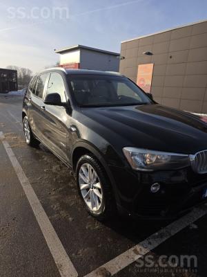 Black BMW X3 2015 in Ogre, with an engine capacity of 2.00 L and mileage of 275 thousand km for 13800 €, photo 3 on AUTOMOTO.COM.LV