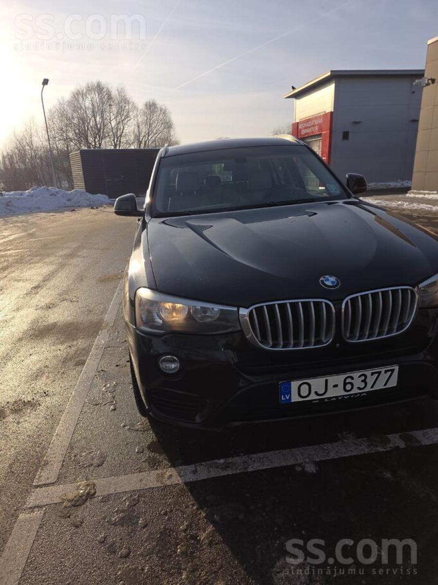 Black BMW X3 2015 in Ogre, with an engine capacity of 2.00 L and mileage of 275 thousand km for 13800 €, photo 5 on AUTOMOTO.COM.LV