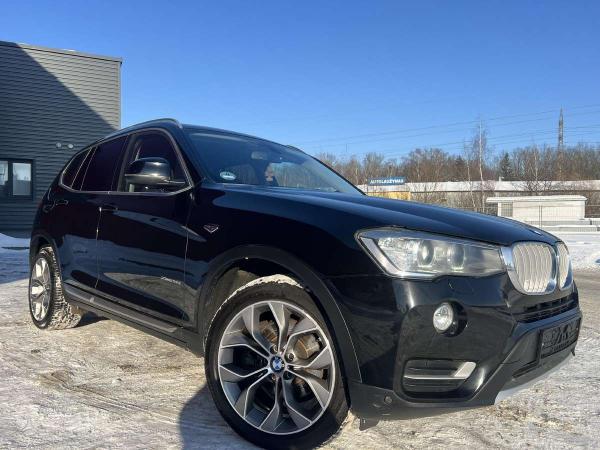 Black BMW X3 2015 in Kaunas, with an engine capacity of 2.00 L and mileage of 251 thousand km for 14250 €, photo 1 on AUTOMOTO.COM.LV