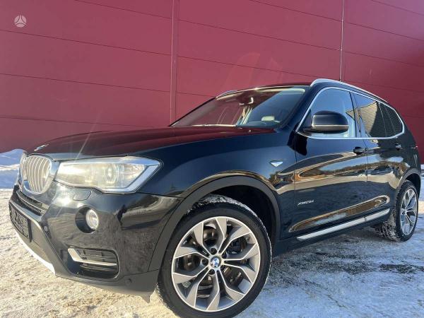 Black BMW X3 2015 in Kaunas, with an engine capacity of 2.00 L and mileage of 251 thousand km for 14250 €, photo 2 on AUTOMOTO.COM.LV