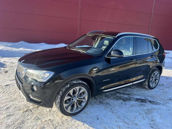 Black BMW X3 2015 in Kaunas, with an engine capacity of 2.00 L and mileage of 251 thousand km for 14250 €, photo 4 on AUTOMOTO.COM.LV