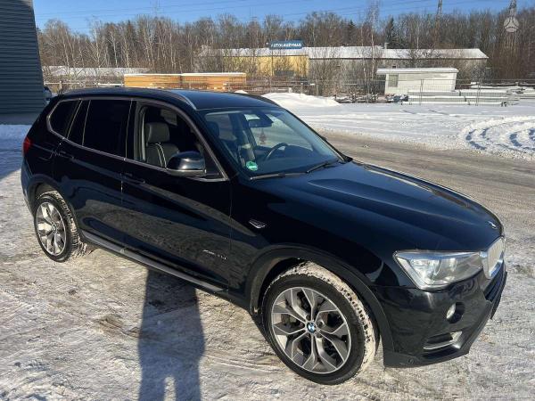 Black BMW X3 2015 in Kaunas, with an engine capacity of 2.00 L and mileage of 251 thousand km for 14250 €, photo 6 on AUTOMOTO.COM.LV