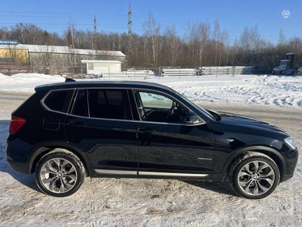 Black BMW X3 2015 in Kaunas, with an engine capacity of 2.00 L and mileage of 251 thousand km for 14250 €, photo 8 on AUTOMOTO.COM.LV
