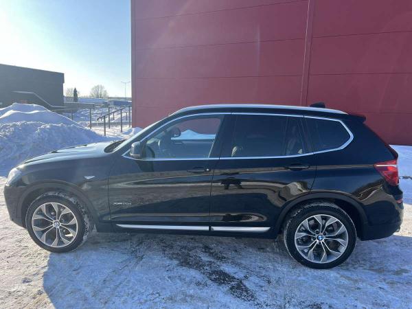 Black BMW X3 2015 in Kaunas, with an engine capacity of 2.00 L and mileage of 251 thousand km for 14250 €, photo 9 on AUTOMOTO.COM.LV