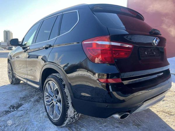 Black BMW X3 2015 in Kaunas, with an engine capacity of 2.00 L and mileage of 251 thousand km for 14250 €, photo 10 on AUTOMOTO.COM.LV