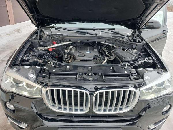 Black BMW X3 2015 in Jonava, with an engine capacity of 2.00 L and mileage of 257 thousand km for 13750 €, photo 9 on AUTOMOTO.COM.LV
