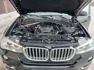 Black BMW X3 2015 in Jonava, with an engine capacity of 2.00 L and mileage of 257 thousand km for 13750 €, photo 9 on AUTOMOTO.COM.LV