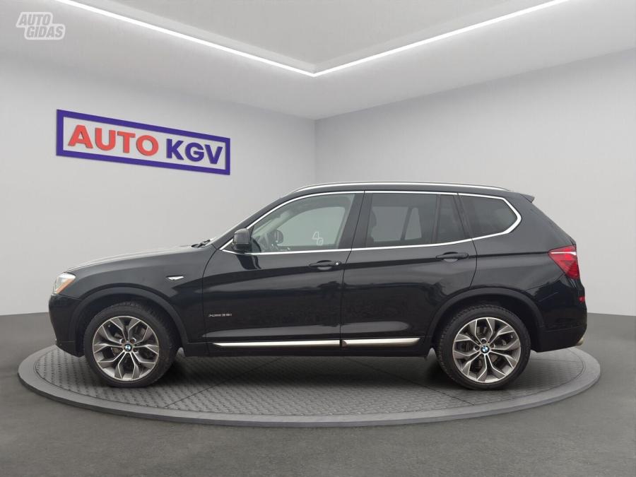 Black BMW X3 2015 in Vilnius, with an engine capacity of 3.00 L and mileage of 127 thousand km for 14799 €, photo 2 on AUTOMOTO.COM.LV