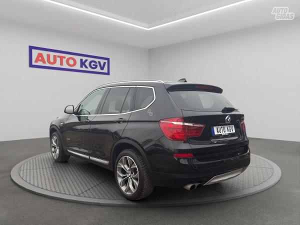 Black BMW X3 2015 in Vilnius, with an engine capacity of 3.00 L and mileage of 127 thousand km for 14799 €, photo 3 on AUTOMOTO.COM.LV