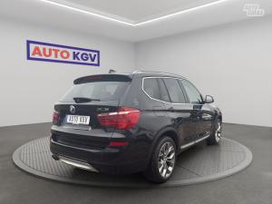 Black BMW X3 2015 in Vilnius, with an engine capacity of 3.00 L and mileage of 127 thousand km for 14799 €, photo 5 on AUTOMOTO.COM.LV