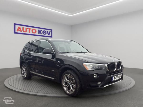 Black BMW X3 2015 in Vilnius, with an engine capacity of 3.00 L and mileage of 127 thousand km for 14799 €, photo 7 on AUTOMOTO.COM.LV