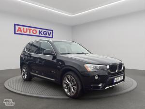 Black BMW X3 2015 in Vilnius, with an engine capacity of 3.00 L and mileage of 127 thousand km for 14799 €, photo 7 on AUTOMOTO.COM.LV