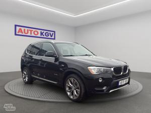 Black BMW X3 2015 in Vilnius, with an engine capacity of 3.00 L and mileage of 127 thousand km for 14799 €, photo 8 on AUTOMOTO.COM.LV