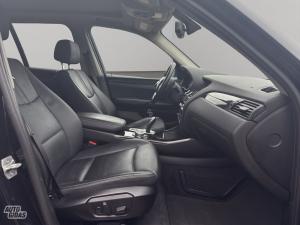 Black BMW X3 2015 in Vilnius, with an engine capacity of 3.00 L and mileage of 127 thousand km for 14799 €, photo 9 on AUTOMOTO.COM.LV