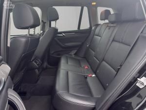 Black BMW X3 2015 in Vilnius, with an engine capacity of 3.00 L and mileage of 127 thousand km for 14799 €, photo 12 on AUTOMOTO.COM.LV