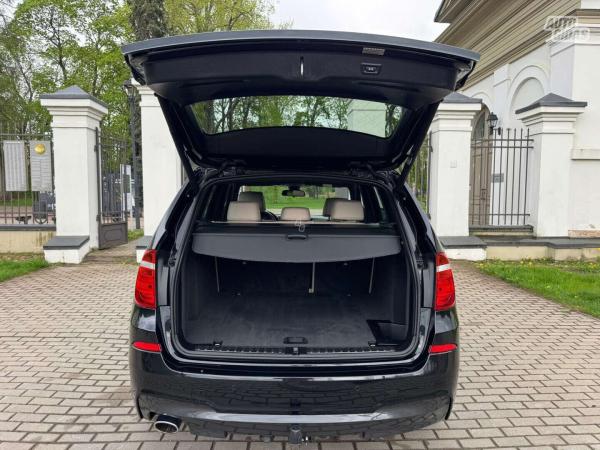 Black BMW X3 2015 in Siauliai, with an engine capacity of 2.00 L and mileage of 205 thousand km for 17750 €, photo 6 on AUTOMOTO.COM.LV