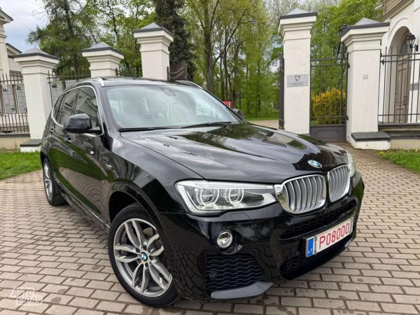 Black BMW X3 2015 in Siauliai, with an engine capacity of 2.00 L and mileage of 205 thousand km for 17750 €, photo 8 on AUTOMOTO.COM.LV