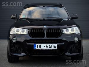 Black BMW X3 2015 in Riga, with an engine capacity of 3.00 L and mileage of 206 thousand km for 16900 €, photo  on AUTOMOTO.COM.LV