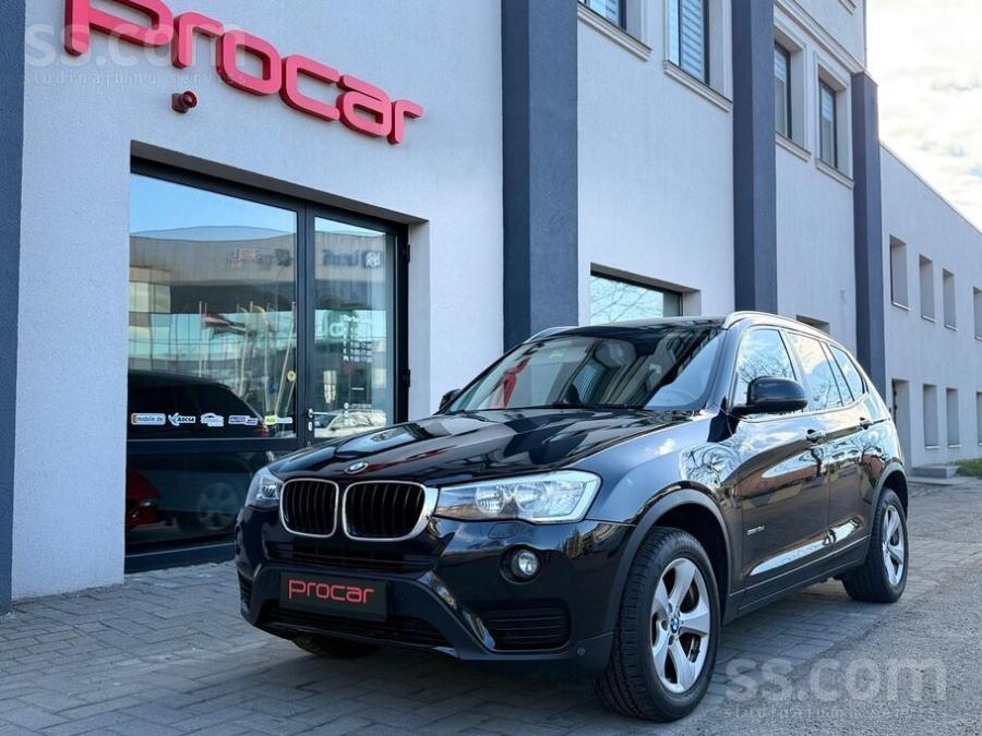 Черный БМВ Х3 2015 в Рига, объемом двигателя 2.00 л и пробегом 232 тыс. км за 12900 €, фото 1 на AUTOMOTO.COM.LV