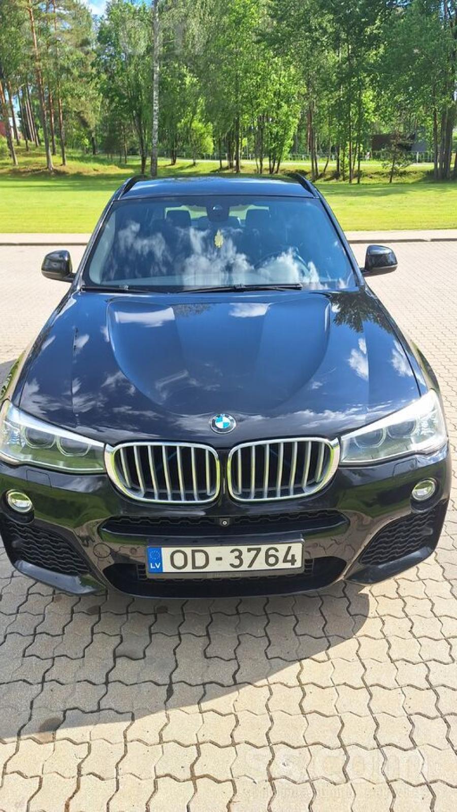Black BMW X3 2015 in Riga, with an engine capacity of 2.00 L and mileage of 130 thousand km for 16700 €, photo 1 on AUTOMOTO.COM.LV