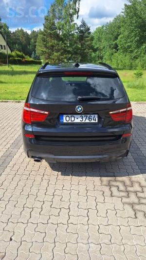 Black BMW X3 2015 in Riga, with an engine capacity of 2.00 L and mileage of 130 thousand km for 16700 €, photo 5 on AUTOMOTO.COM.LV