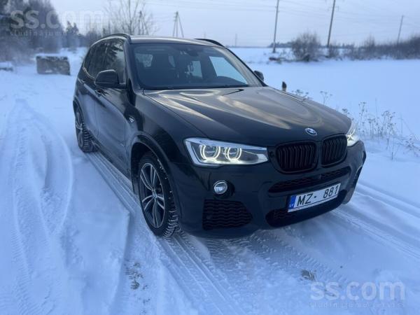 Melns BMW X3 2015 Valmiera, ar dzinēja tilpumu 2.00 L un nobraukumu 159 tūkst. km par 16200 €, foto 1 vietnē AUTOMOTO.COM.LV