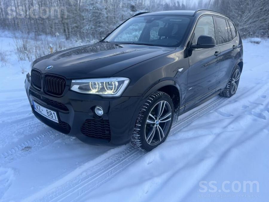 Melns BMW X3 2015 Valmiera, ar dzinēja tilpumu 2.00 L un nobraukumu 159 tūkst. km par 16200 €, foto 3 vietnē AUTOMOTO.COM.LV