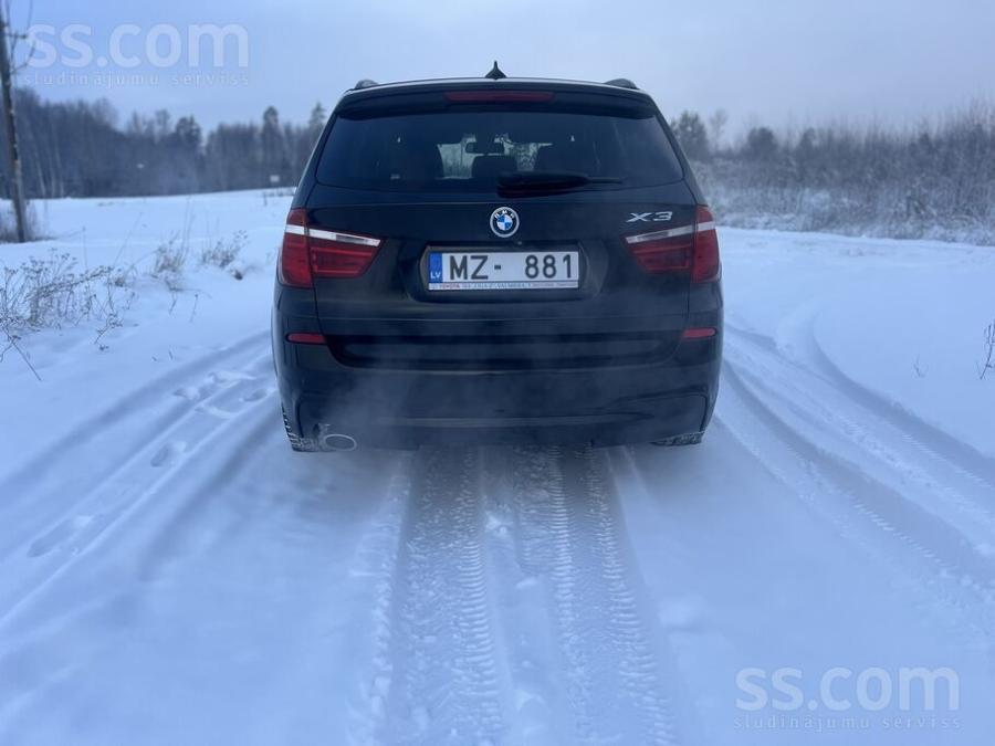 Melns BMW X3 2015 Valmiera, ar dzinēja tilpumu 2.00 L un nobraukumu 159 tūkst. km par 16200 €, foto 4 vietnē AUTOMOTO.COM.LV