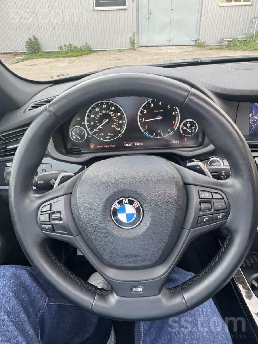 Melns BMW X3 2015 Rīga, ar dzinēja tilpumu 3.00 L un nobraukumu 139 tūkst. km par 15500 €, foto 20 vietnē AUTOMOTO.COM.LV