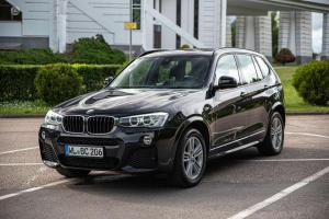 Black BMW X3 2015 in Elektrenai, with an engine capacity of 2.00 L and mileage of 223 thousand km for 14700 €, photo  on AUTOMOTO.COM.LV
