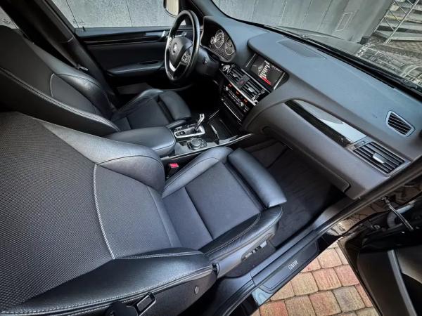 Black BMW X3 2015 in Riga, with an engine capacity of 2.00 L and mileage of 257 thousand km for 12200 €, photo 5 on AUTOMOTO.COM.LV