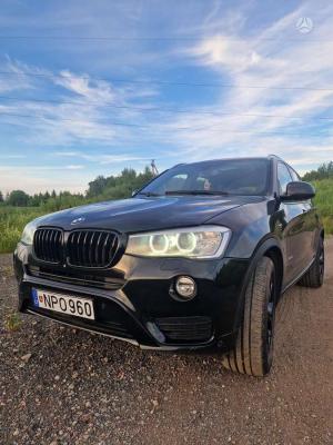 Black BMW X3 2015 in Klaipeda, with an engine capacity of 2.00 L and mileage of 111 thousand km for 14900 €, photo  on AUTOMOTO.COM.LV
