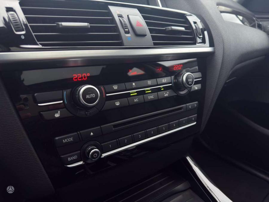 Melns BMW X3 2015 Kauņa, ar dzinēja tilpumu 3.00 L un nobraukumu 127 tūkst. km par 14799 €, foto 17 vietnē AUTOMOTO.COM.LV