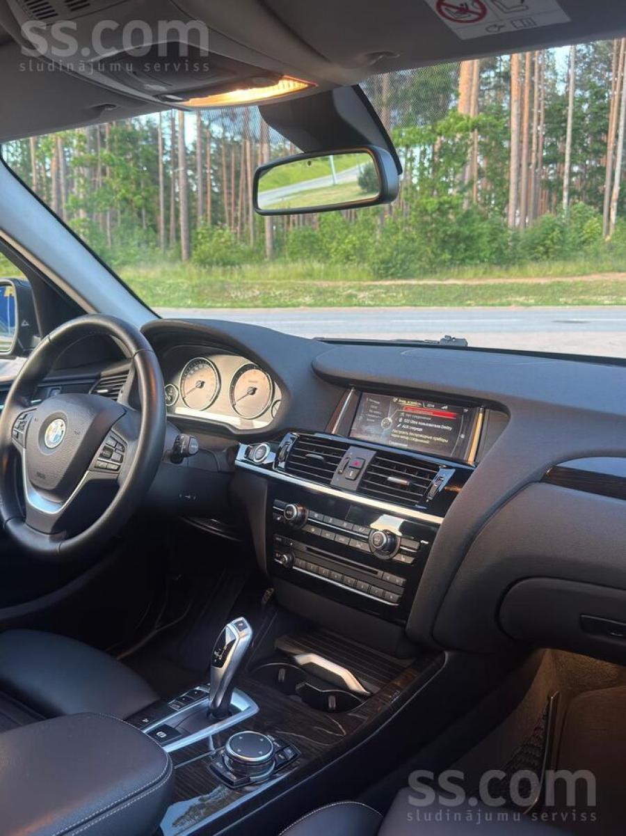 Melns BMW X3 2015 Rīga, ar dzinēja tilpumu 2.00 L un nobraukumu 212 tūkst. km par 12595 €, foto 14 vietnē AUTOMOTO.COM.LV