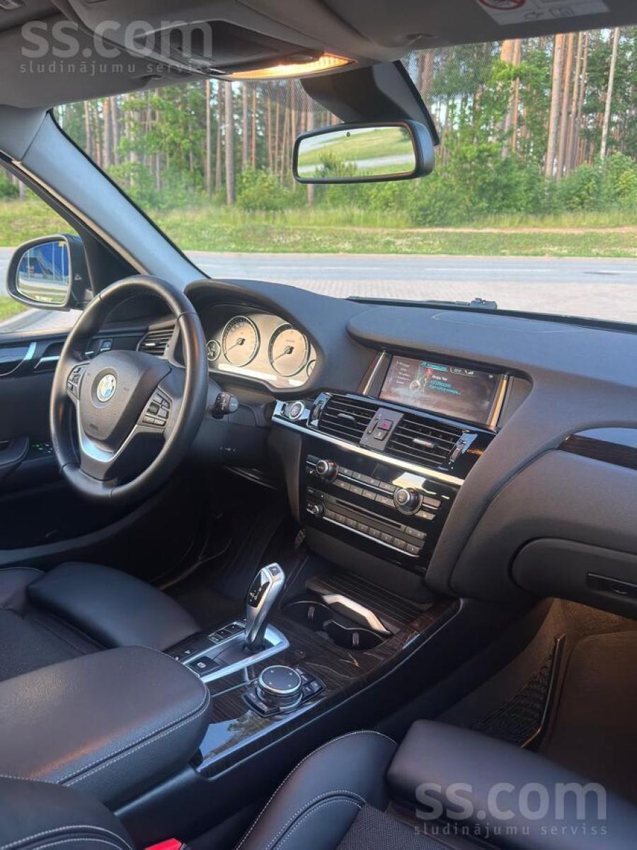 Melns BMW X3 2015 Rīga, ar dzinēja tilpumu 2.00 L un nobraukumu 212 tūkst. km par 12595 €, foto 15 vietnē AUTOMOTO.COM.LV
