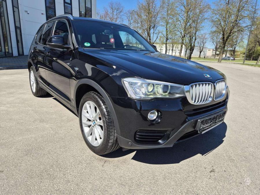 Melns BMW X3 2015 Kauņa, ar dzinēja tilpumu 2.99 L un nobraukumu 199 tūkst. km par 15300 €, foto 16 vietnē AUTOMOTO.COM.LV